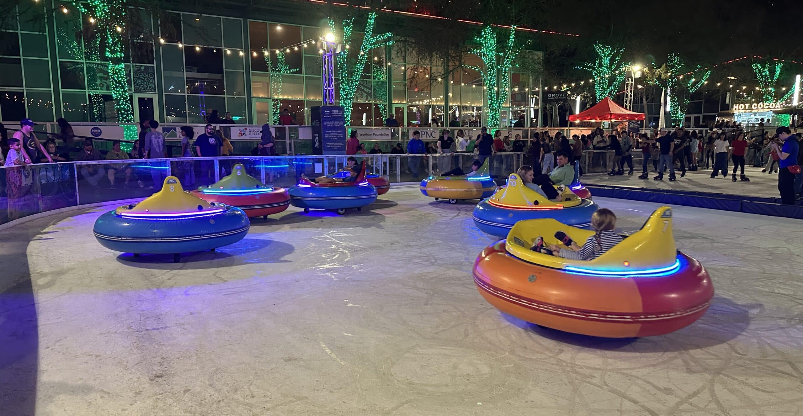 Bumper Cars on Ice - Discovery Green